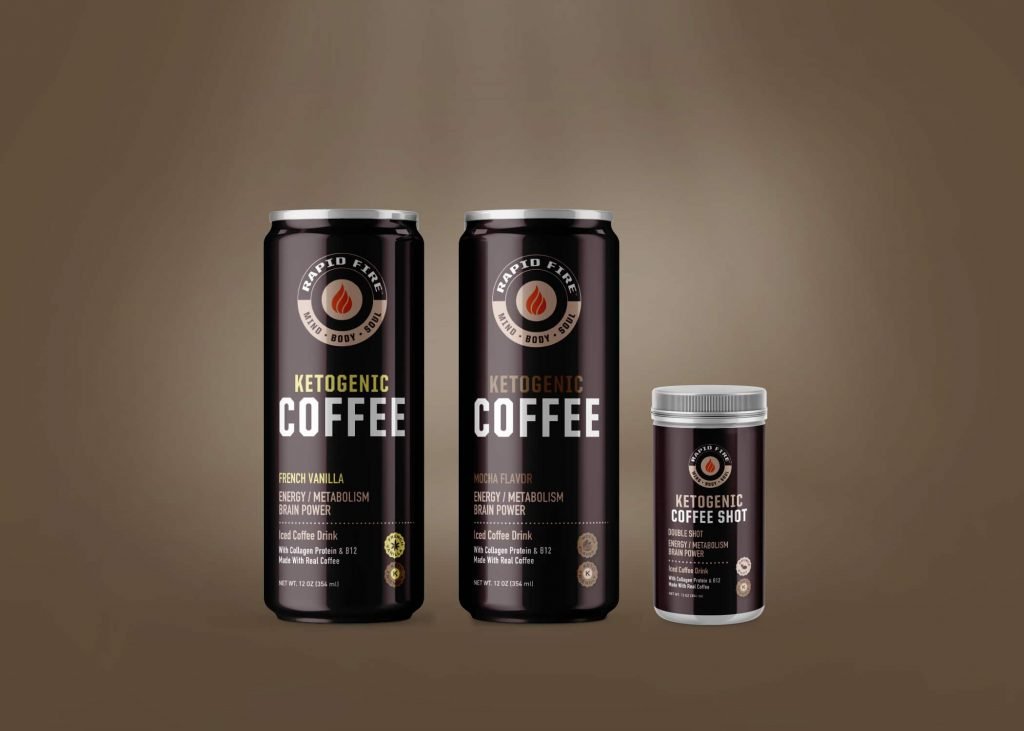 Coffee packaging design Rapid Fire | Crème de Mint design Miami