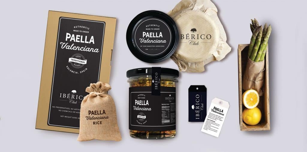 Fresh food packaging design Ibérico Club | Crème de Mint