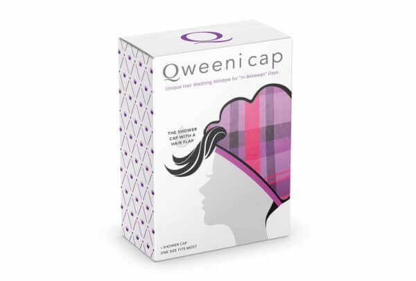 Hair product packaging Qweeni Cap | Crème de Mint design