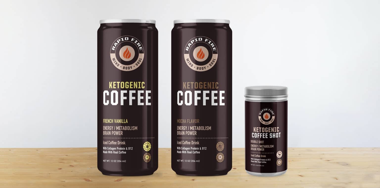 Coffee packaging design Rapid Fire | Crème de Mint Miami