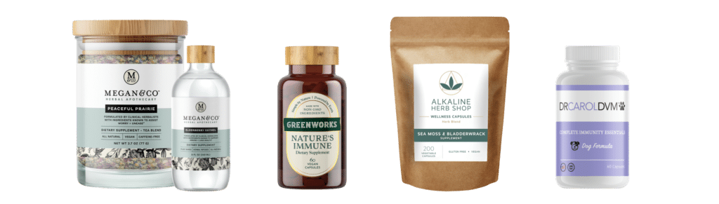 Supplements Packaging - Creme de Mint design